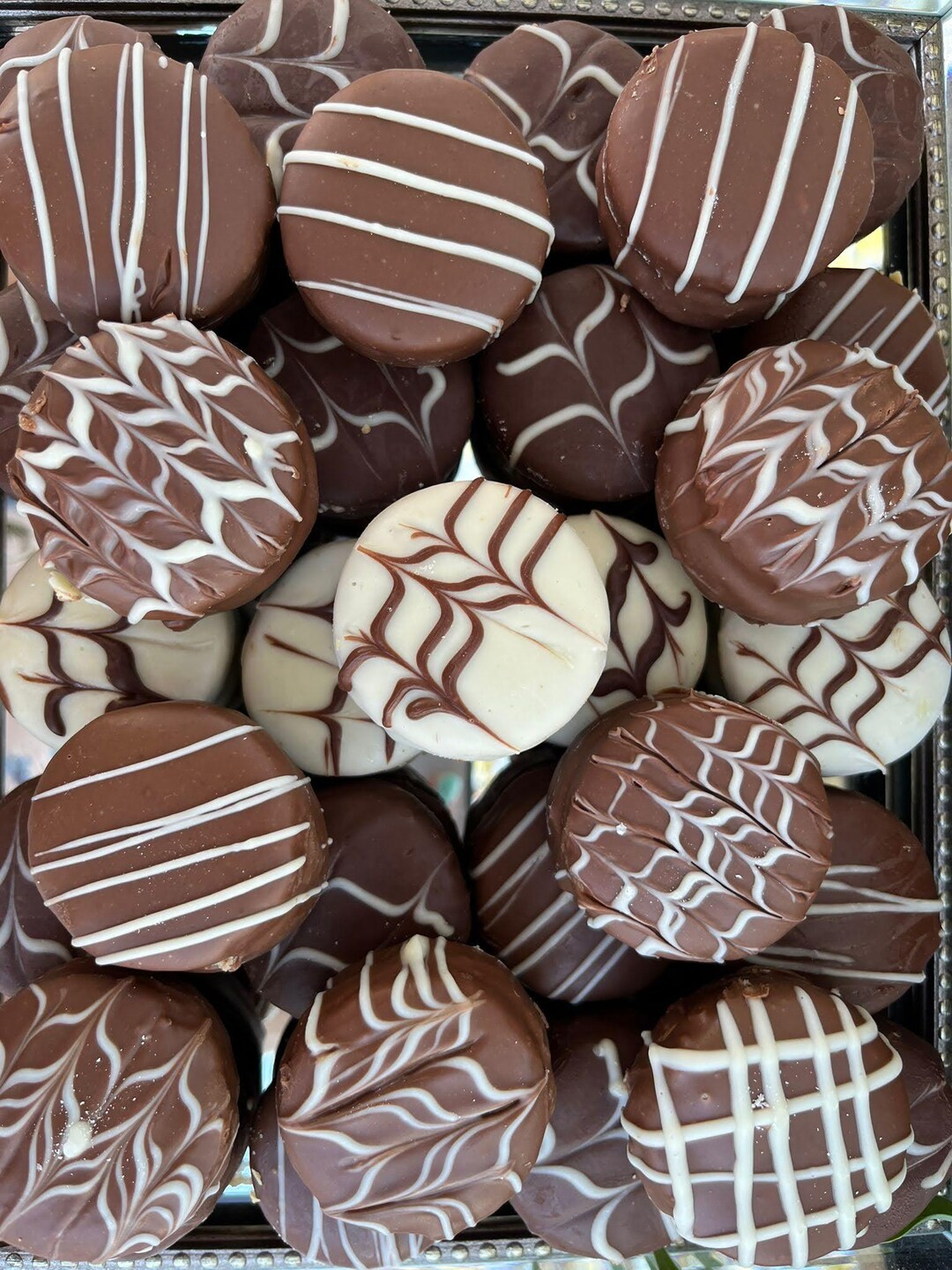 Chocolate Coverel Filled Cookies- 15 Units- 2" - Etsy