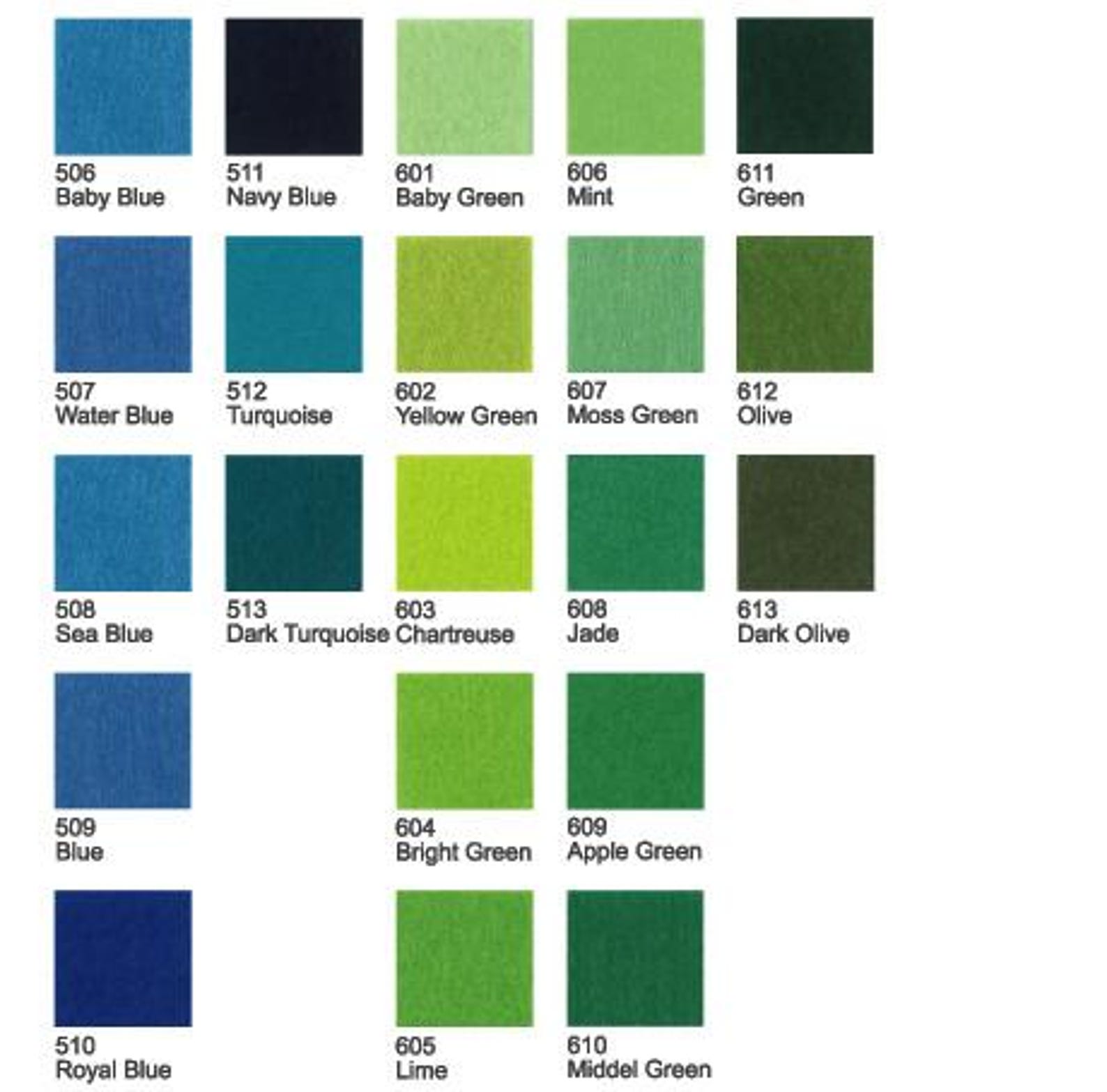 10 Plain Felt Sheets - 20cm X 40cm per Sheet - Pick Your Own Color ...