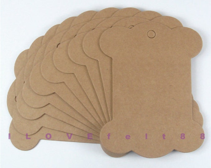 Kraft Card Spool / Thread Ribbon Twine Lace Spool Bobbin Reel Organizer ...