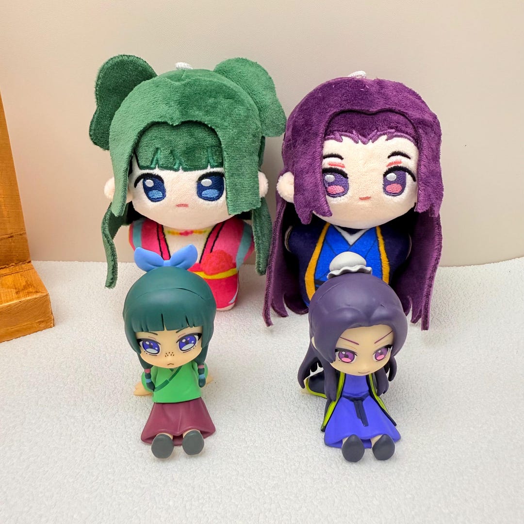 Apothecary Diaries Anime Plush Dolls Figures Set, Jinshi, Maomao - Etsy