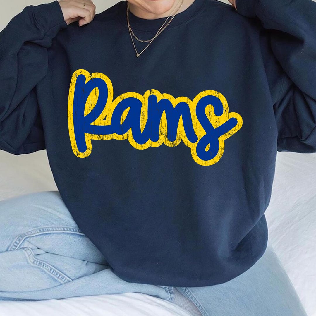 Rams PNG, Rams Team Mascot Shirt Design, School Spirit Game Day PNG ...
