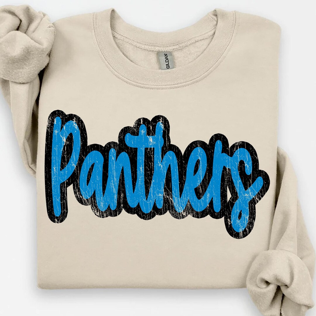 Panthers PNG, Panthers Team Mascot Shirt Design, School Spirit Game Day ...