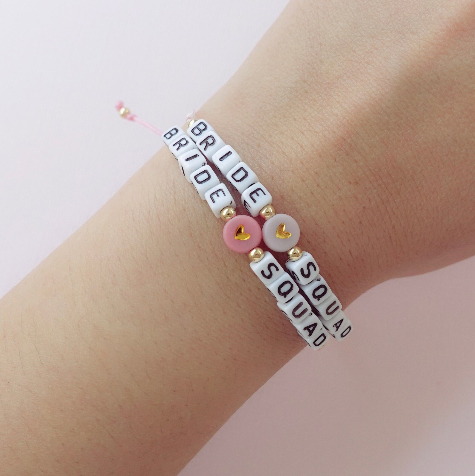 BRIDE SQUAD Bracelets | Bridal Party, Bachelorette Party Bracelets ...