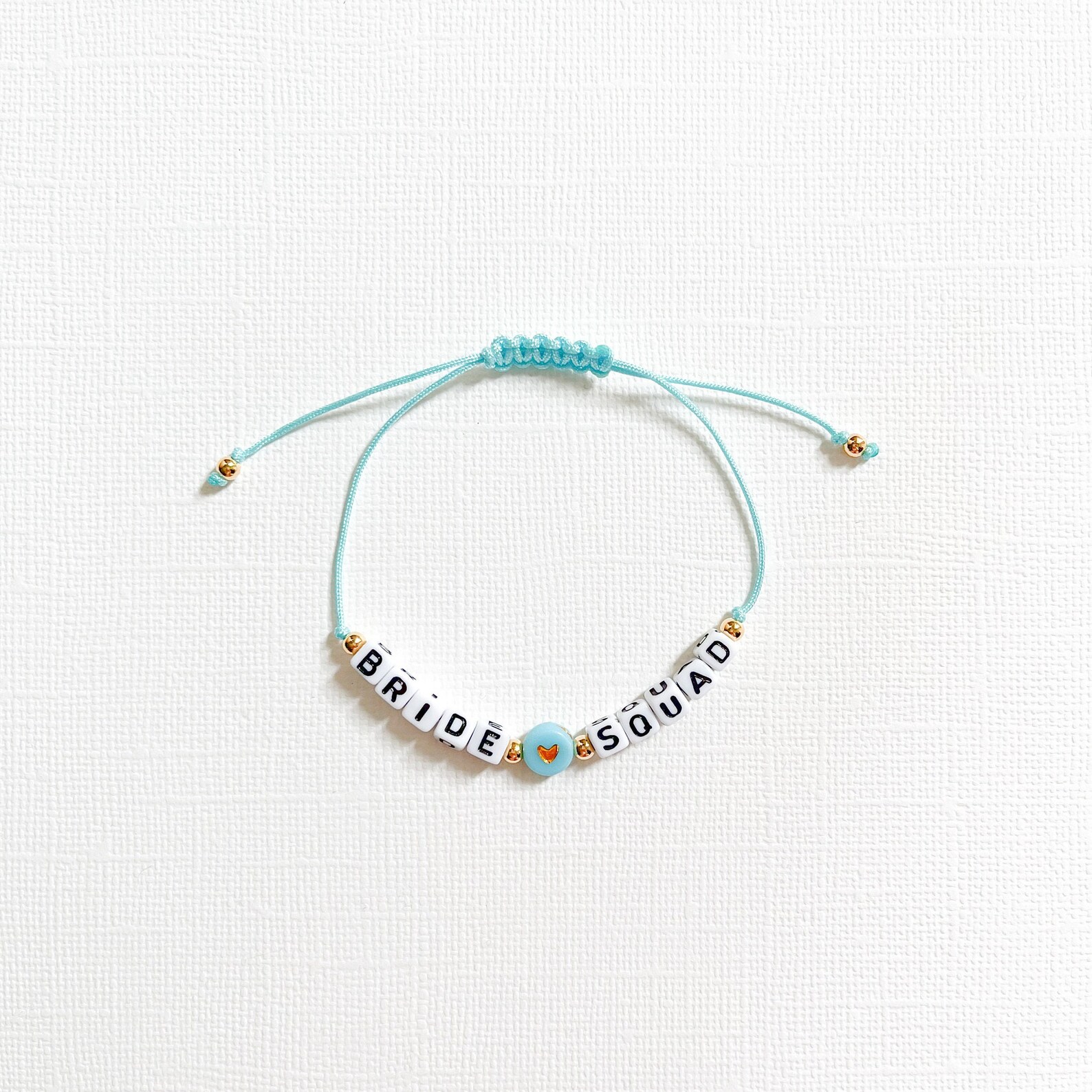 BRIDE SQUAD Bracelets | Bridal Party, Bachelorette Party Bracelets ...