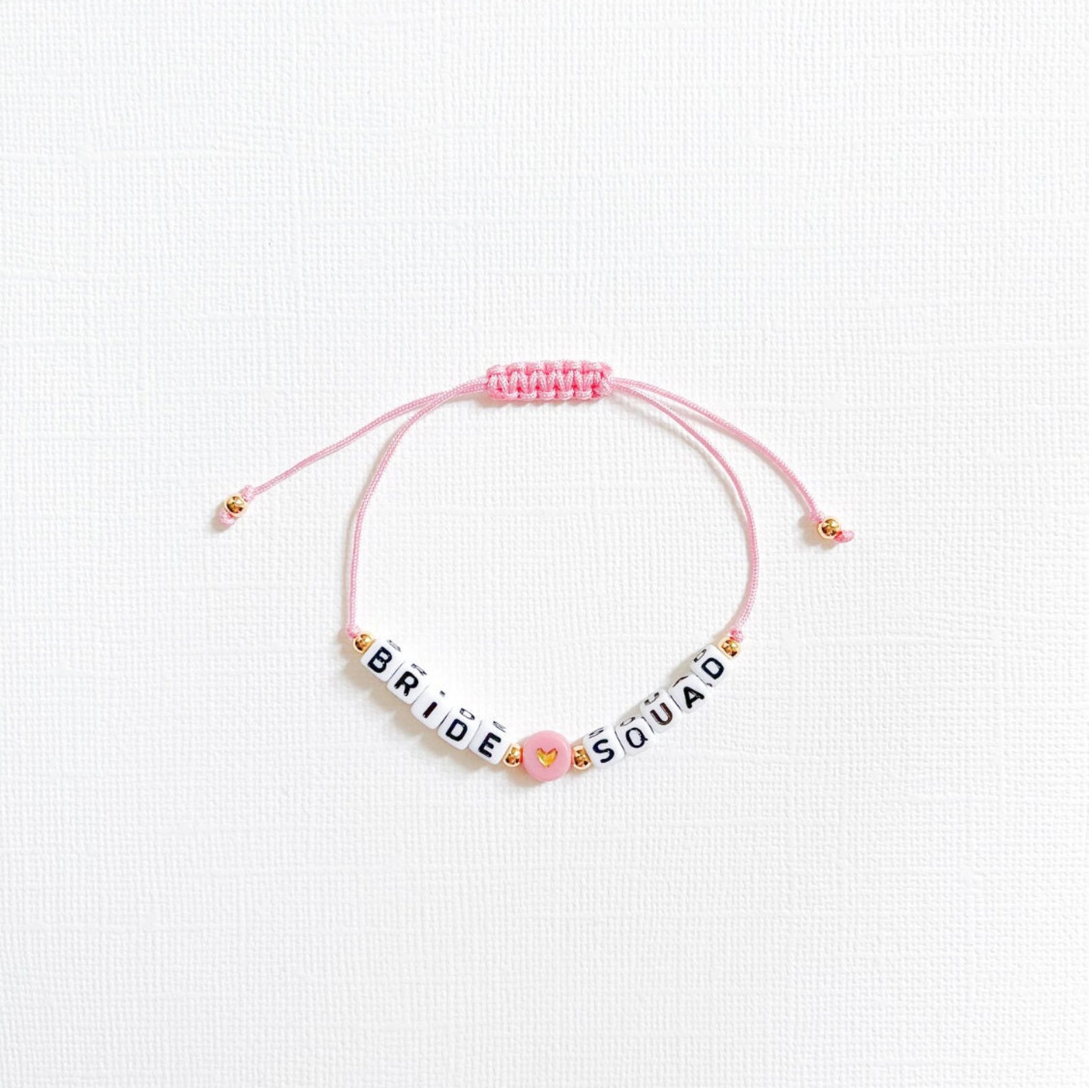 BRIDE SQUAD Bracelets | Bridal Party, Bachelorette Party Bracelets ...