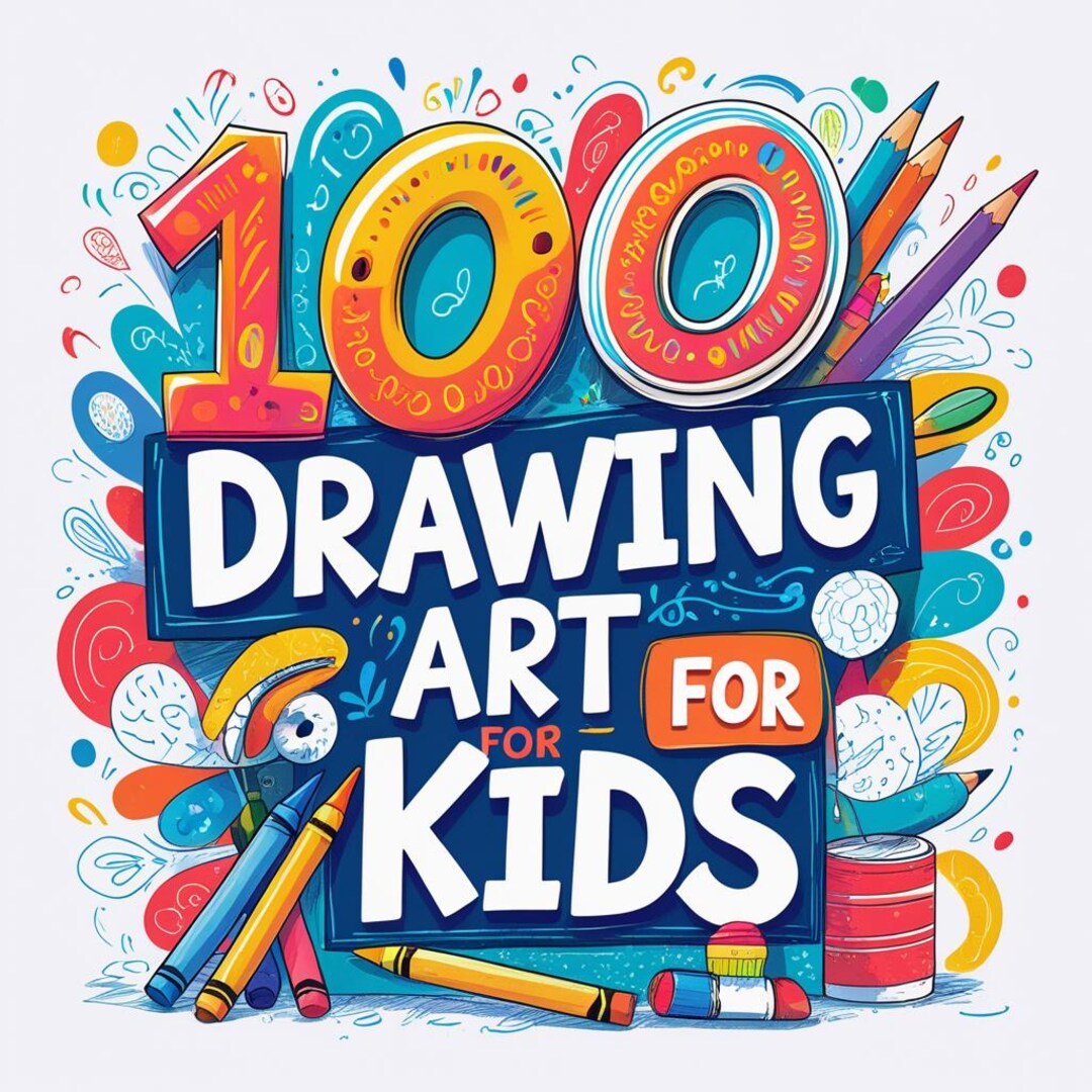 100 Fun & Easy Drawing Activities for Kids - Etsy