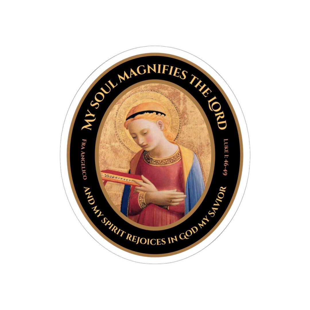 Virgin Mary Sticker, Catholic Sticker Gift - Etsy