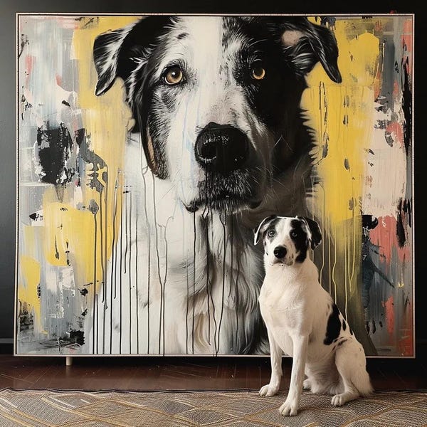 Abstract Pet Portrait - Etsy