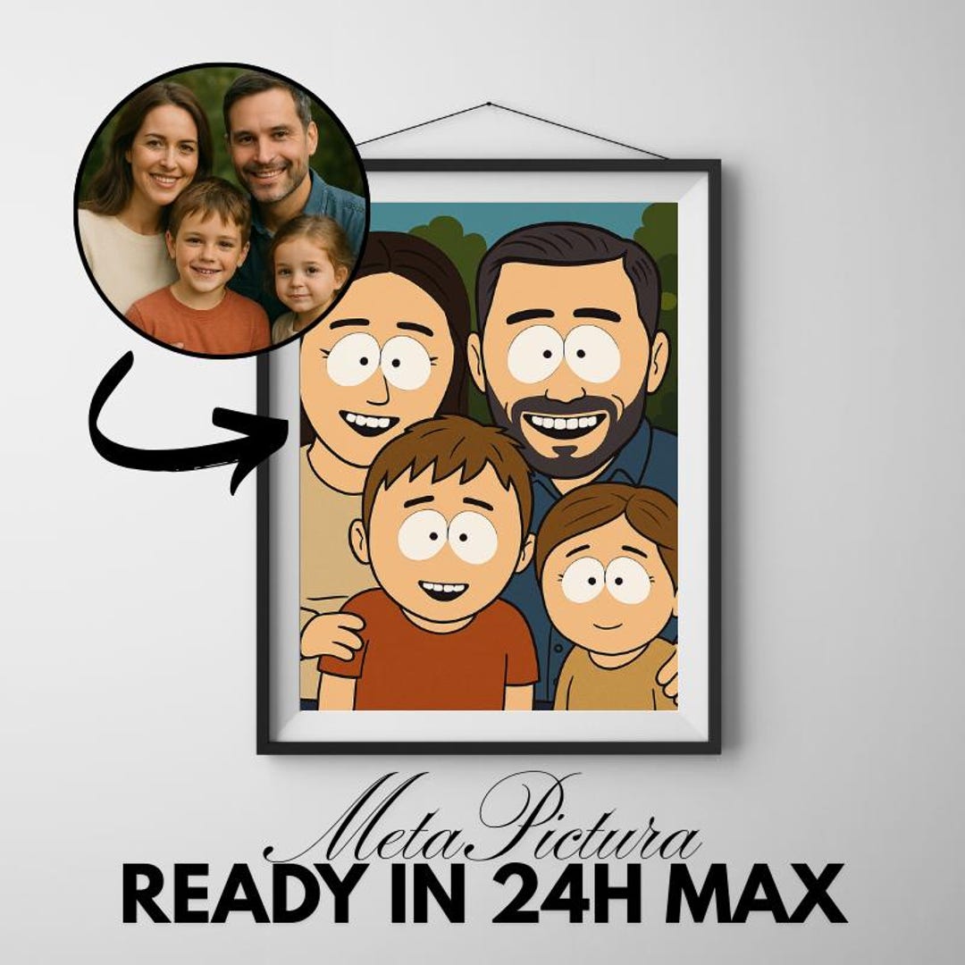 Create Your South Park Character • Custom Portrait From Photo • Cartoon ...