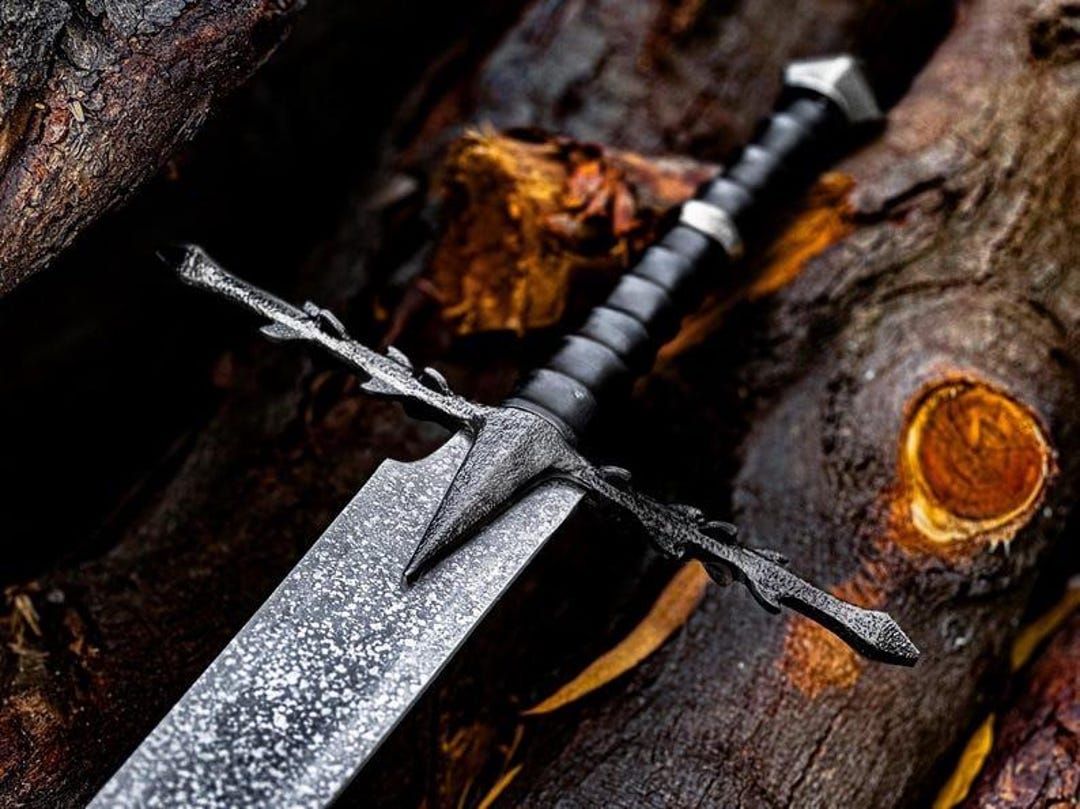 Handmade Blackfyre Sword, Ringwraith Sword Hand Crafted Broken Sword ...