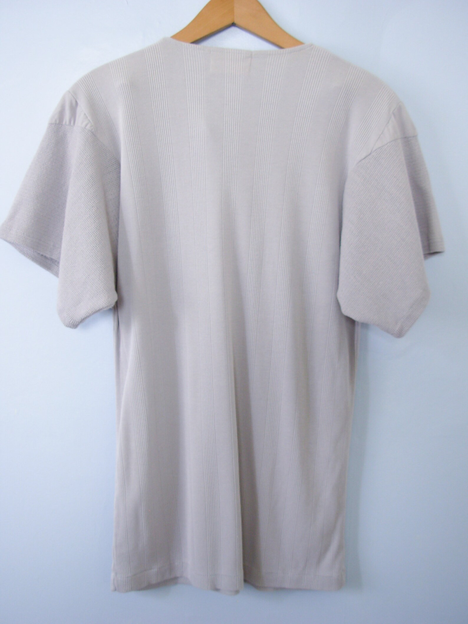 Vintage 80's Grey Henley Tee Shirt, Men's Size Medium - Etsy