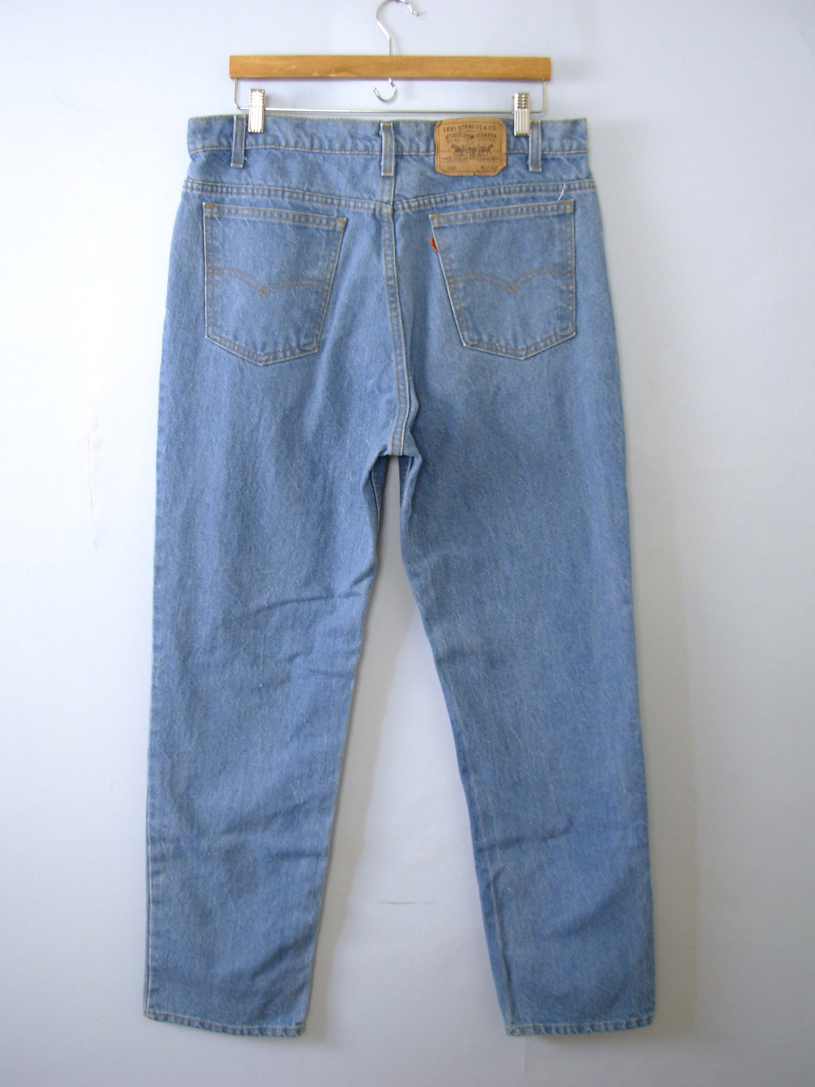 Vintage 80's Levi's 509 Jeans Straight Leg Blue Denim - Etsy