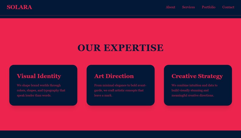 Modern Creative Agency Website Template – Bold HTML Portfolio ...