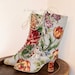 Flower Brocade Boots Baroque Boots Rococo Boots Ankle Lace up - Etsy