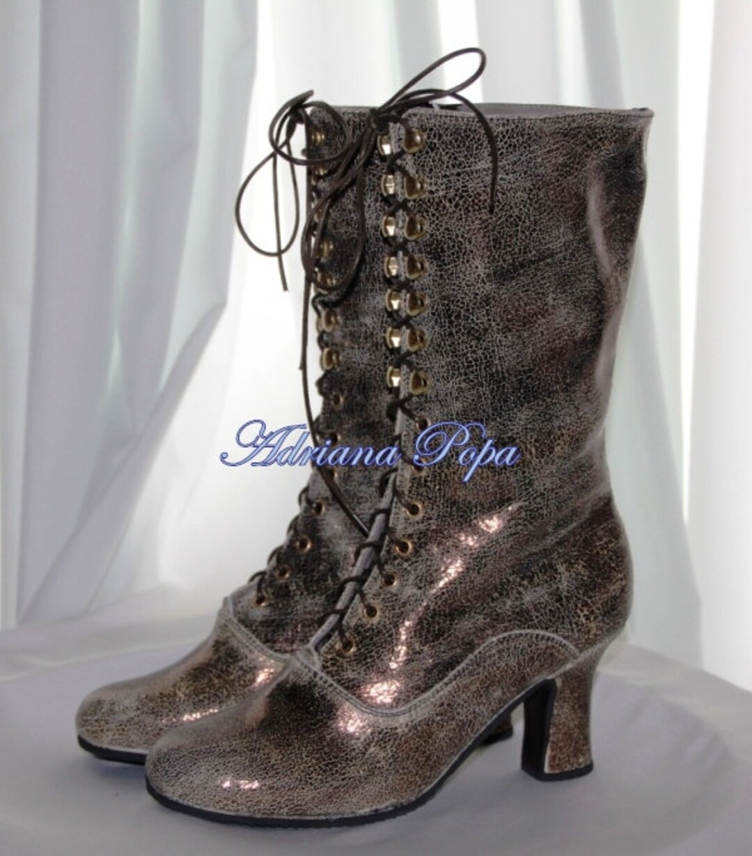 Worn Leather Boots Steampunk Boots Goth Boots Punk Boots - Etsy