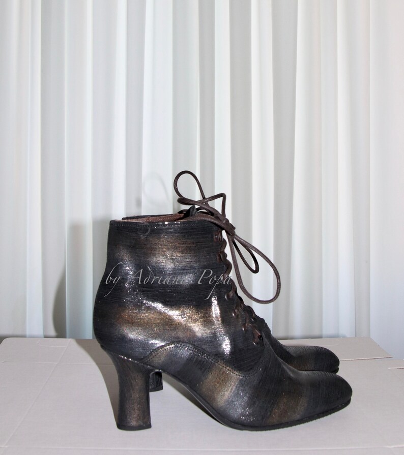 Brown Leather Boots Victorian Boots Regency Boots Edwardian Boots ...