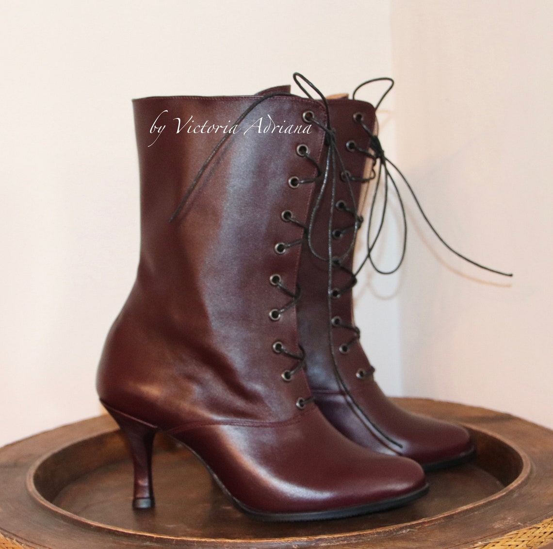 Pointed Toe Boots Thin Heel Boots 1920s Style Boots Retro - Etsy