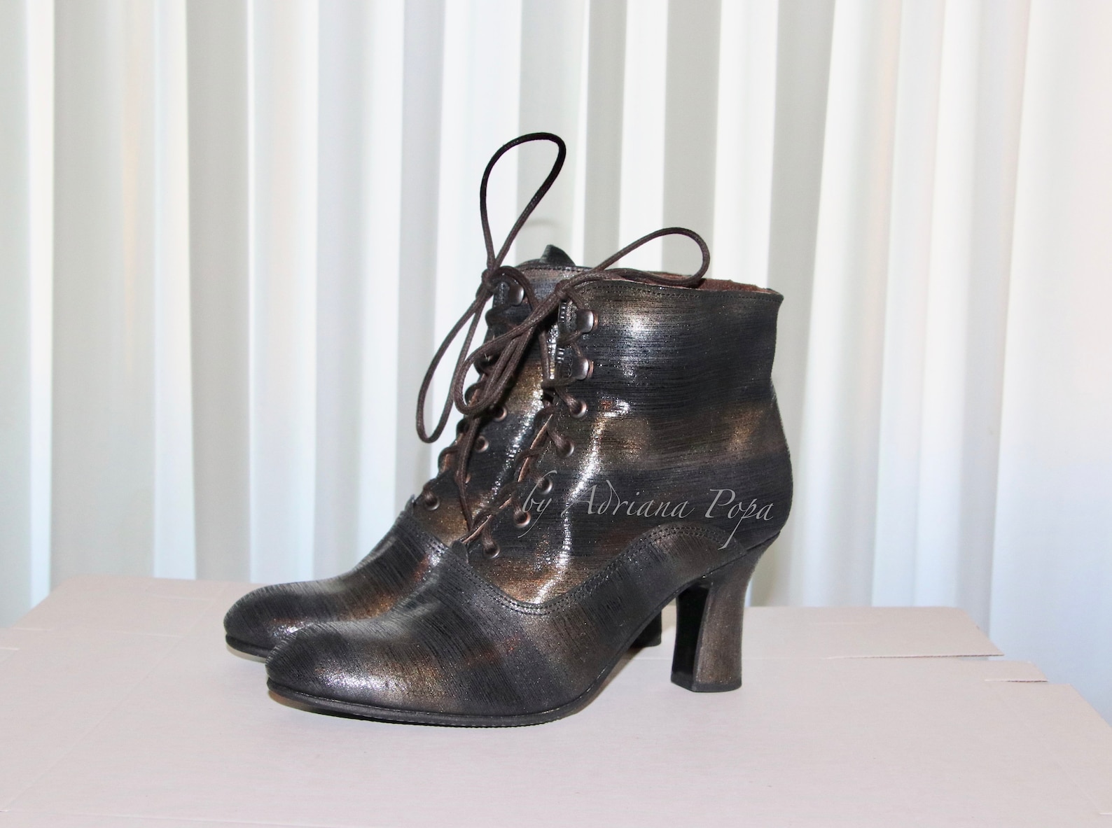 Brown Leather Boots Victorian Boots Regency Boots Edwardian Boots ...