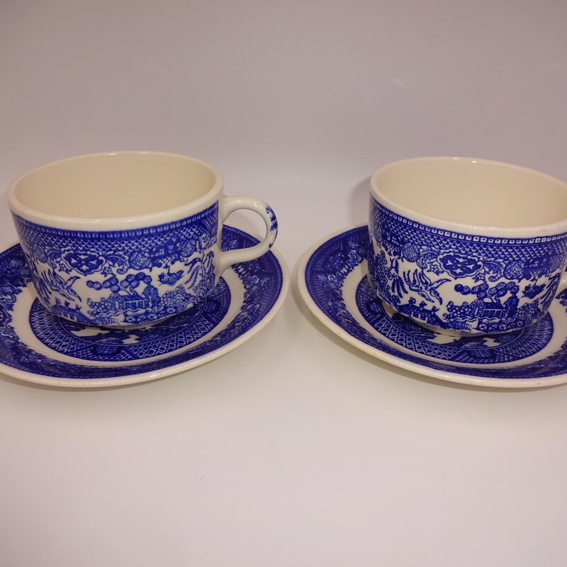 Blue Willow Tea Set - Etsy