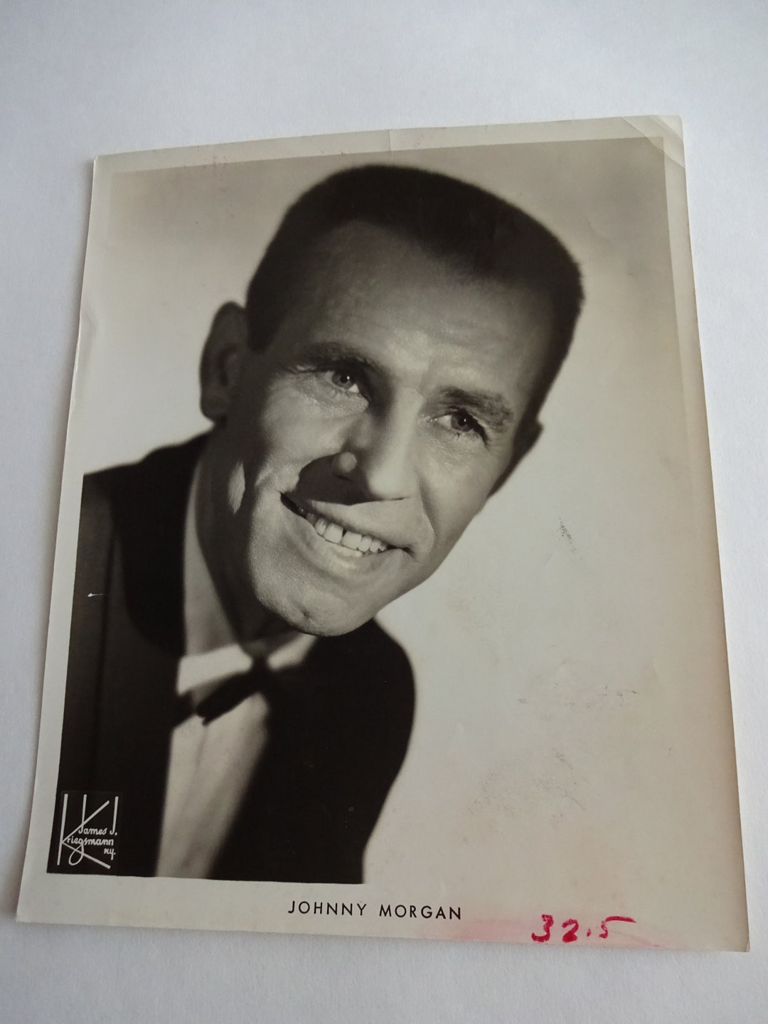 Vintage 1950s/1960s Johnny Morgan Press Promo Photo 8" X 10" James J ...