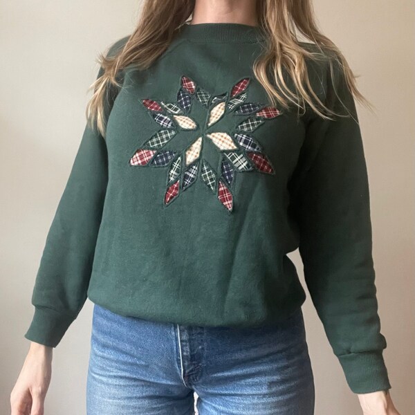 Applique Sweatshirt - Etsy