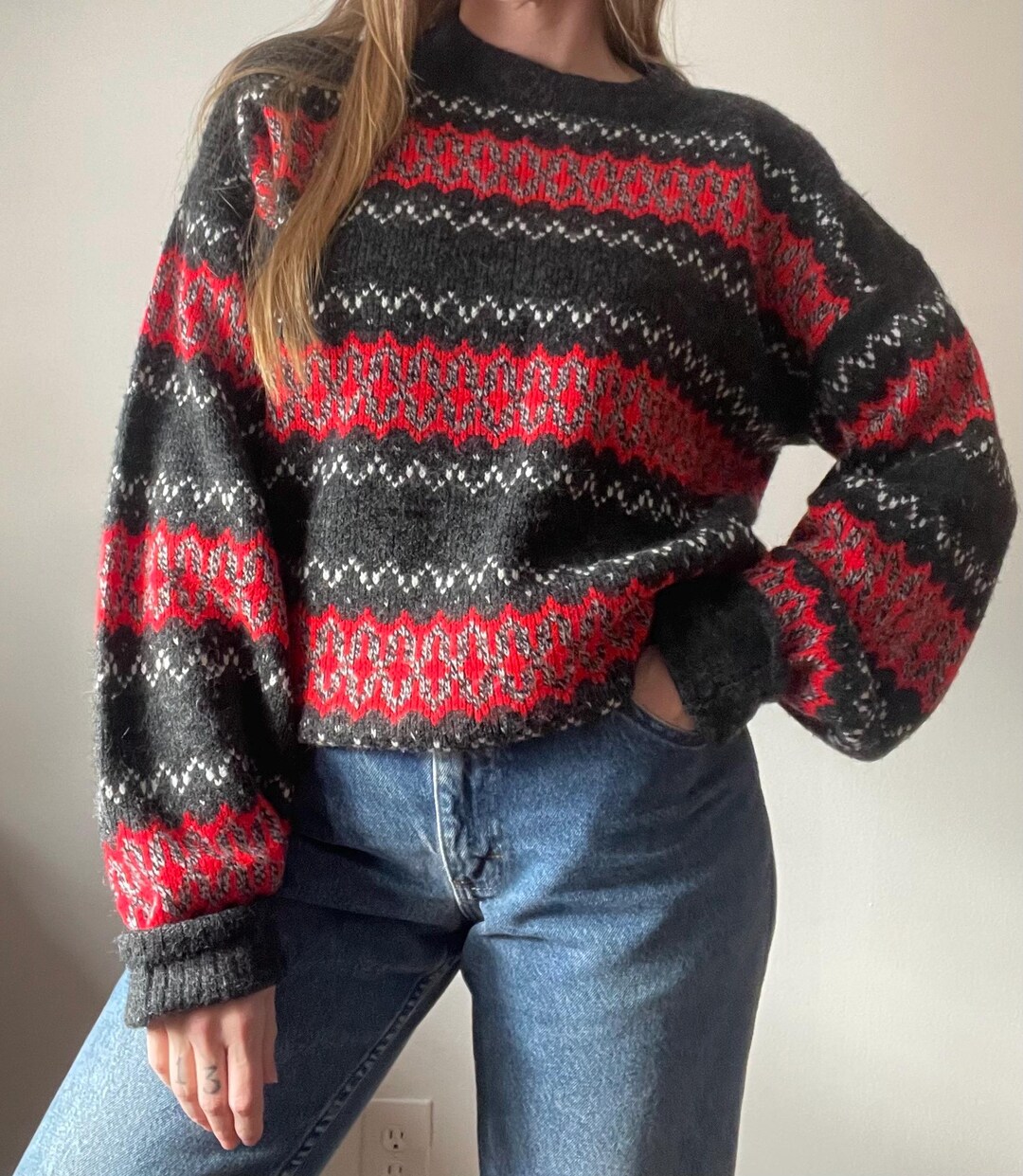 1950s 50s Mcgregor Orlon Acrylic Sweater 44 - Etsy