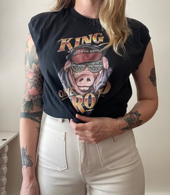 1980s 80s Harley Davidson King of the Road Harley Hawg Muscle - Etsy