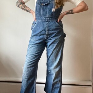 1950s 50s Pointer Brand Low Back Overalls With Raw Hem 30 Waist - Etsy