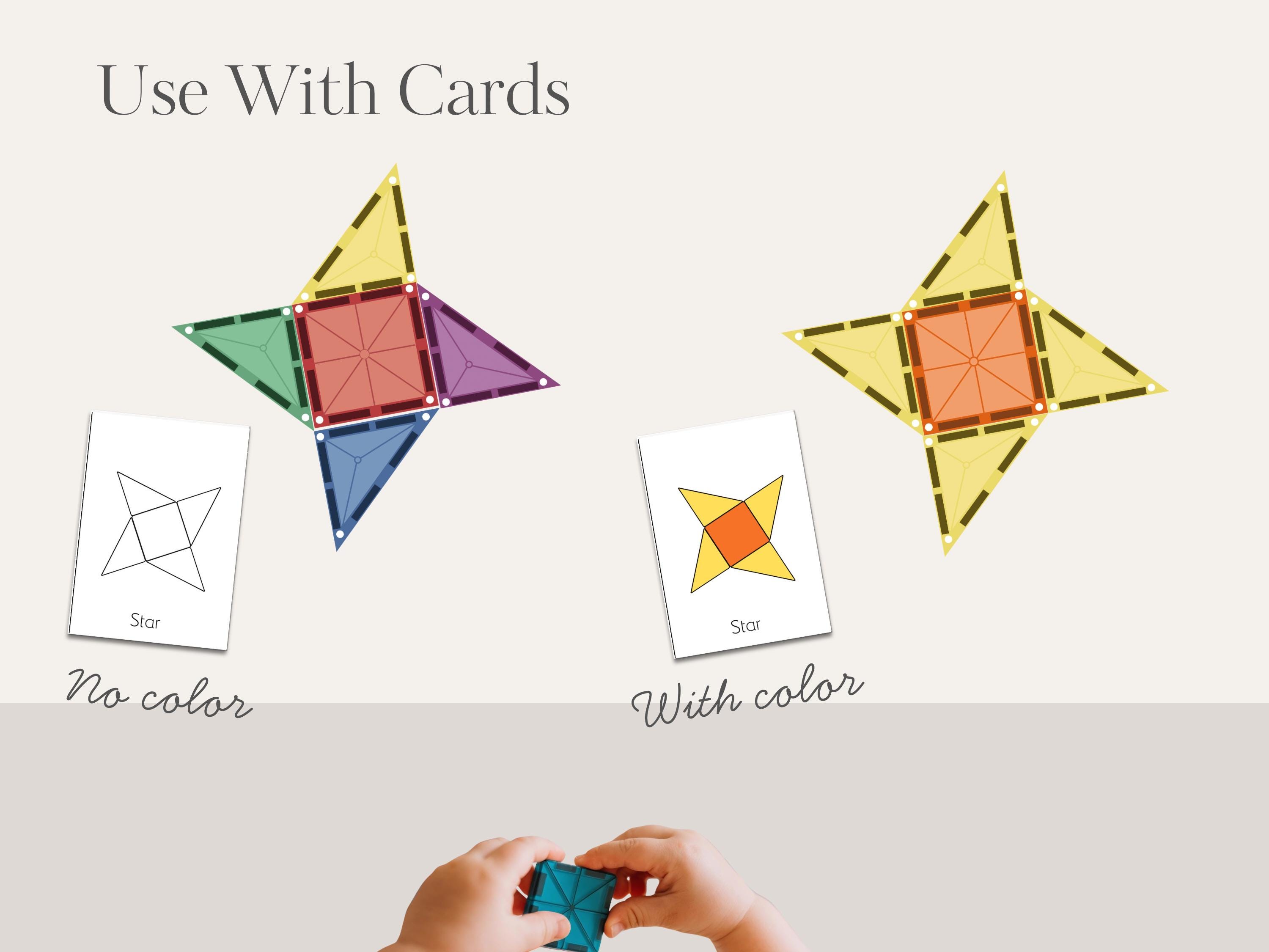 Winter Magnetic Tiles Puzzle Printable | Montessori Fine Motor ...