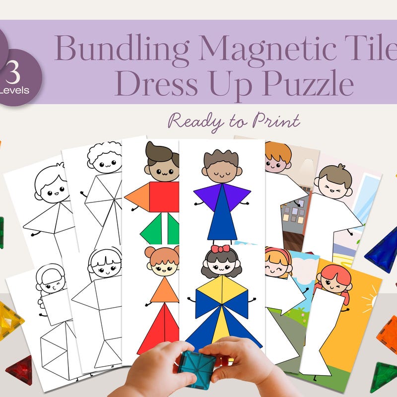 Printable Magnetic Dress Up - Etsy