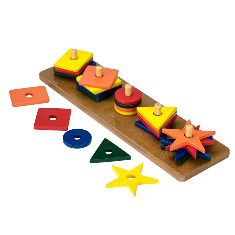 Wooden Shape Sorter - Etsy