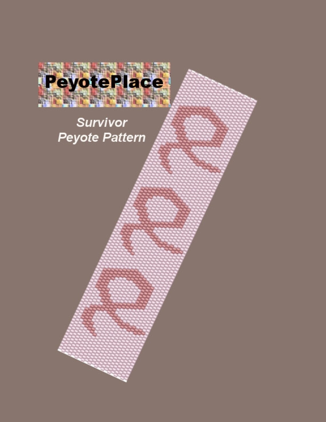 Survivor Peyote Bracelet Pattern - Etsy