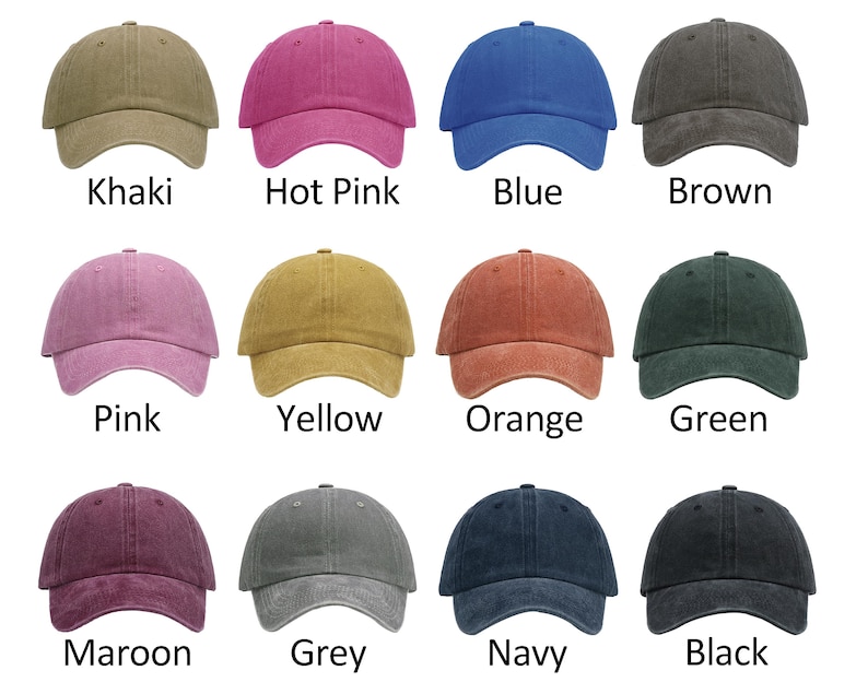 Embroidered Custom Text Logo Hat, Retro Vintage Baseball Cap - Etsy