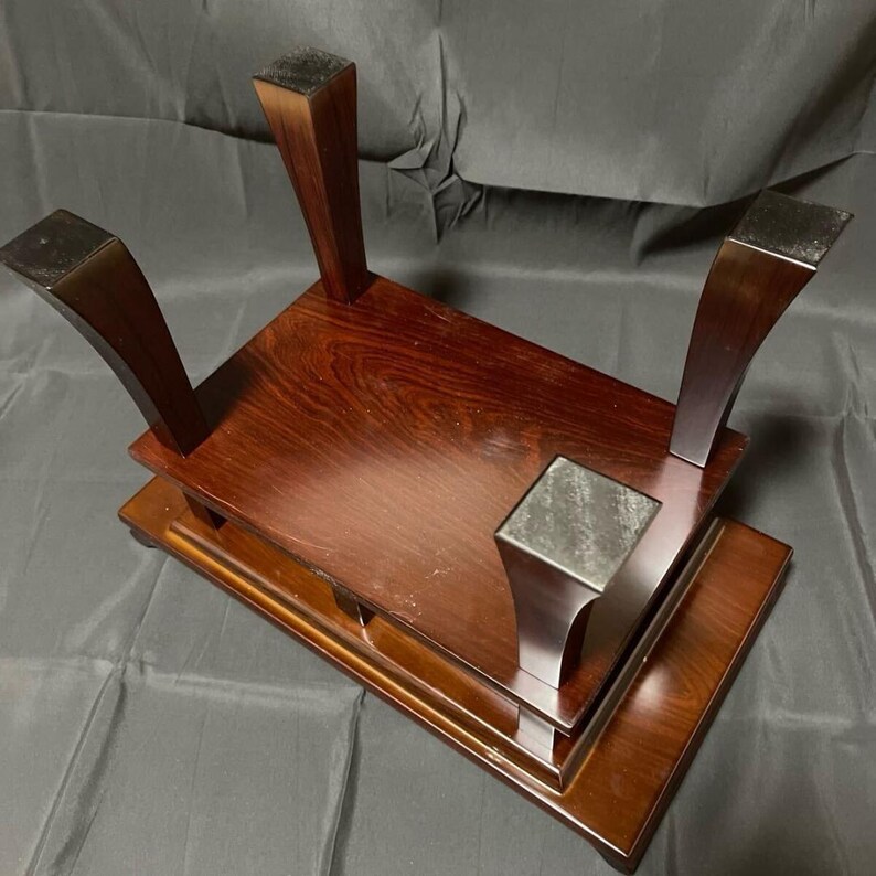 Vintage Japanese Wooden Butsudan Stand With Drawer – Flower or Bonsai ...