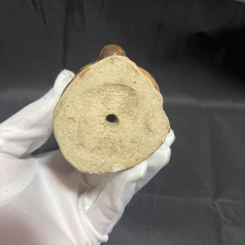 Antique Meiji Era Shigaraki Tanuki Figurine, Japanese Ceramic Lucky ...