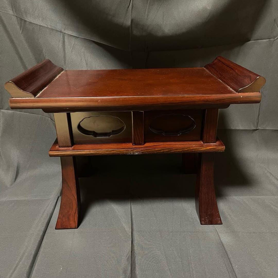 Vintage Japanese Wooden Butsudan Stand With Drawer – Flower or Bonsai ...