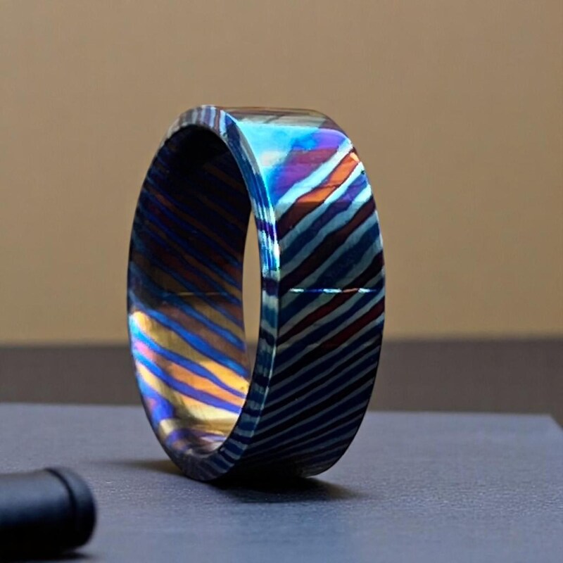 Timascus Signet Ring - Etsy