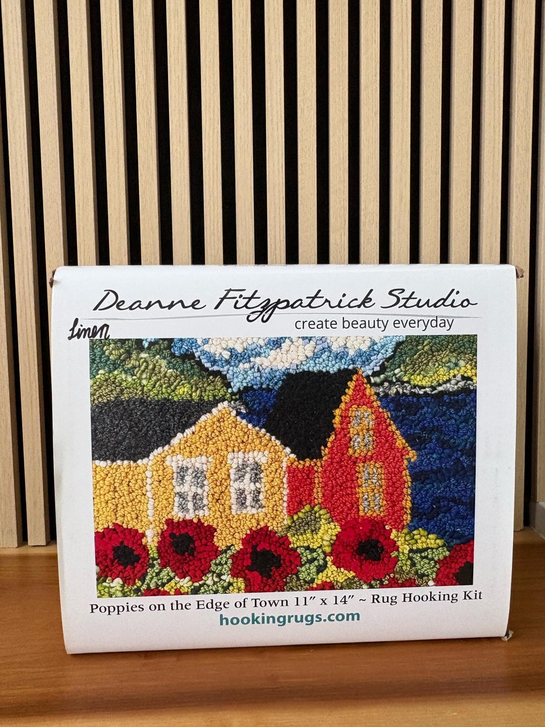 DEANNE FITZPATRICK! Linen! Large Rug Hooking Complete Boxed Kit ...
