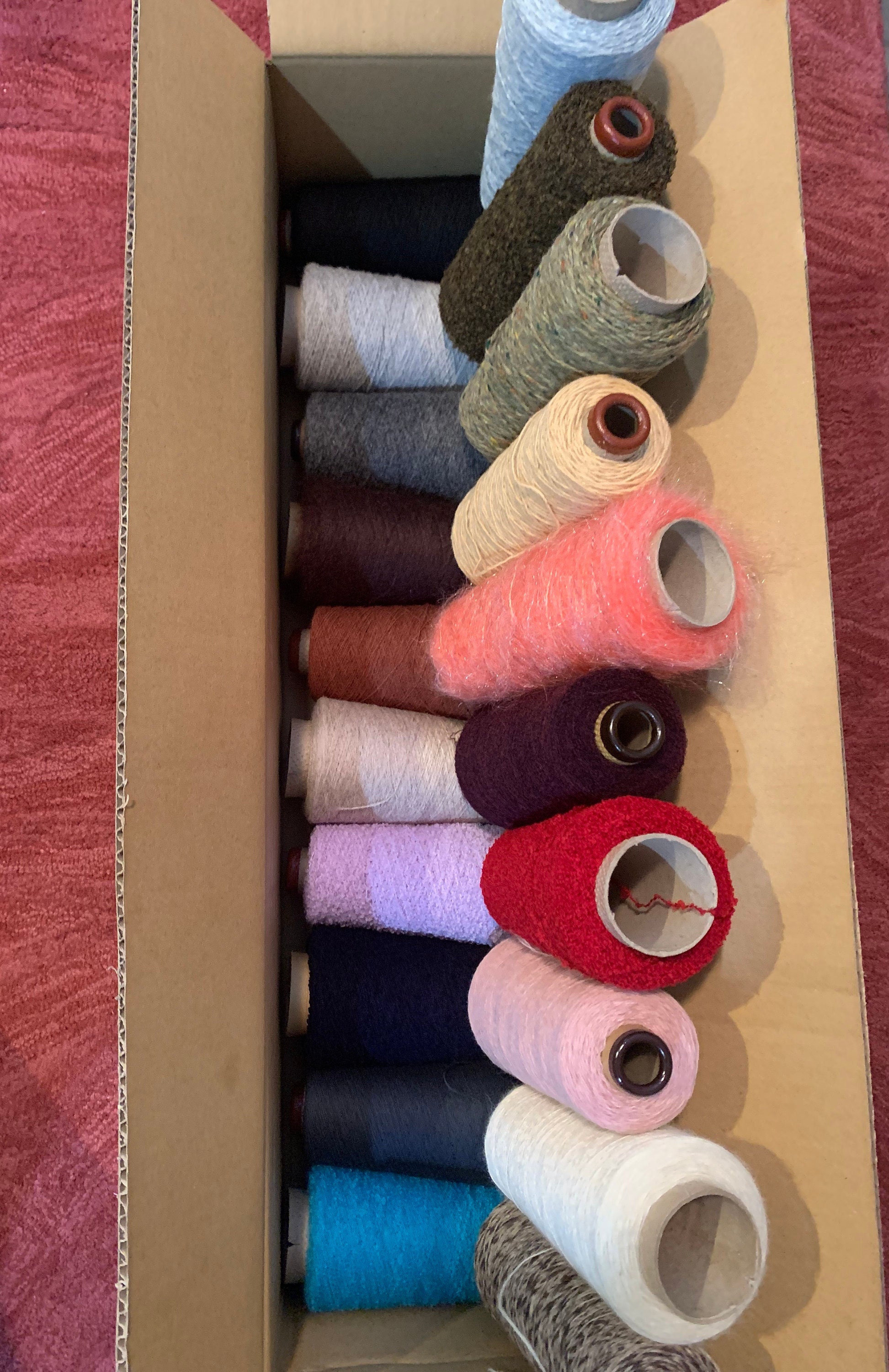 SALE 2023 Giant Eco Wool Cone Set. Assorted Set of Saori Eco. Wool ...