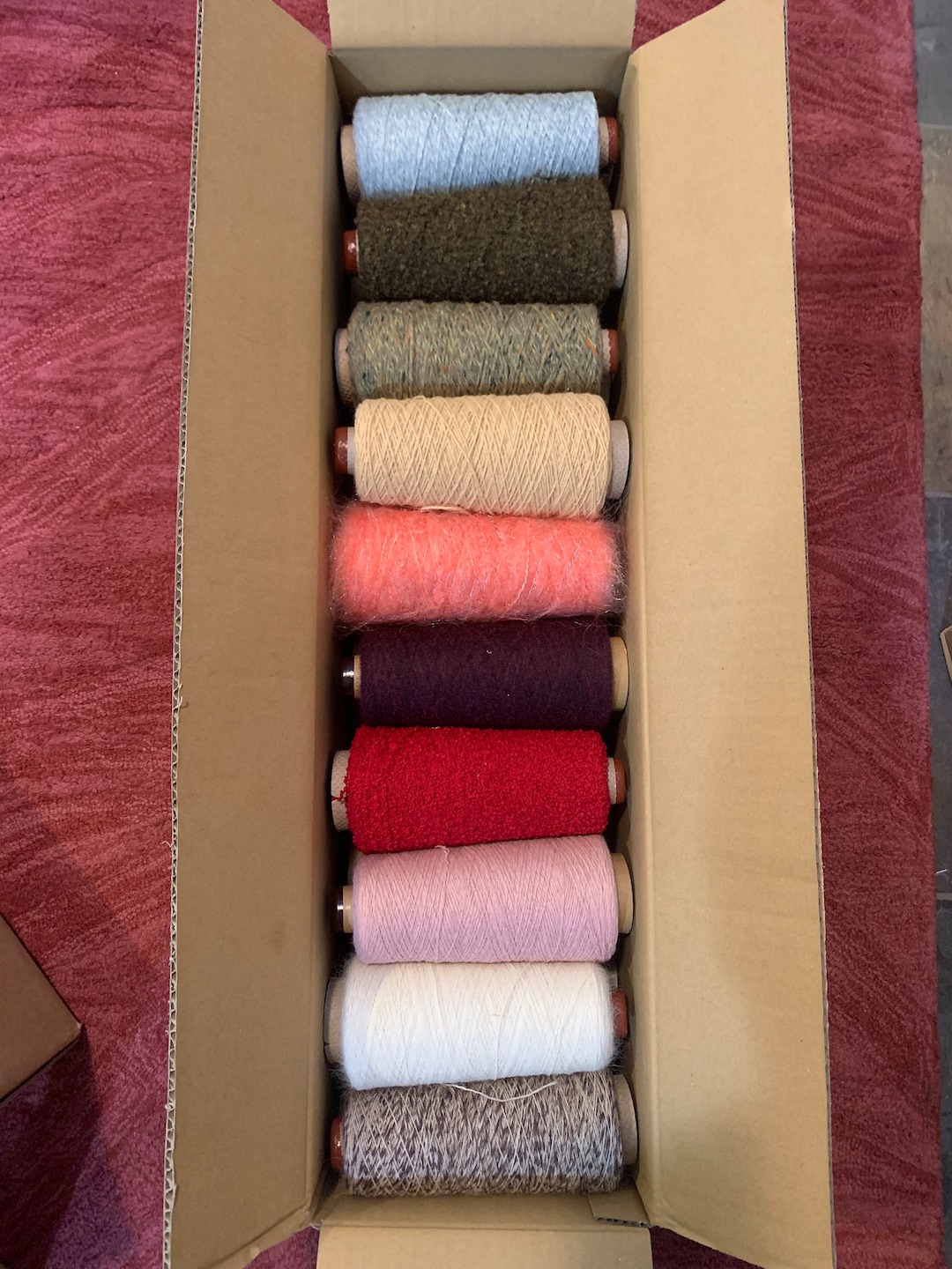 SALE 2023 Giant Eco Wool Cone Set. Assorted Set of Saori Eco. Wool ...