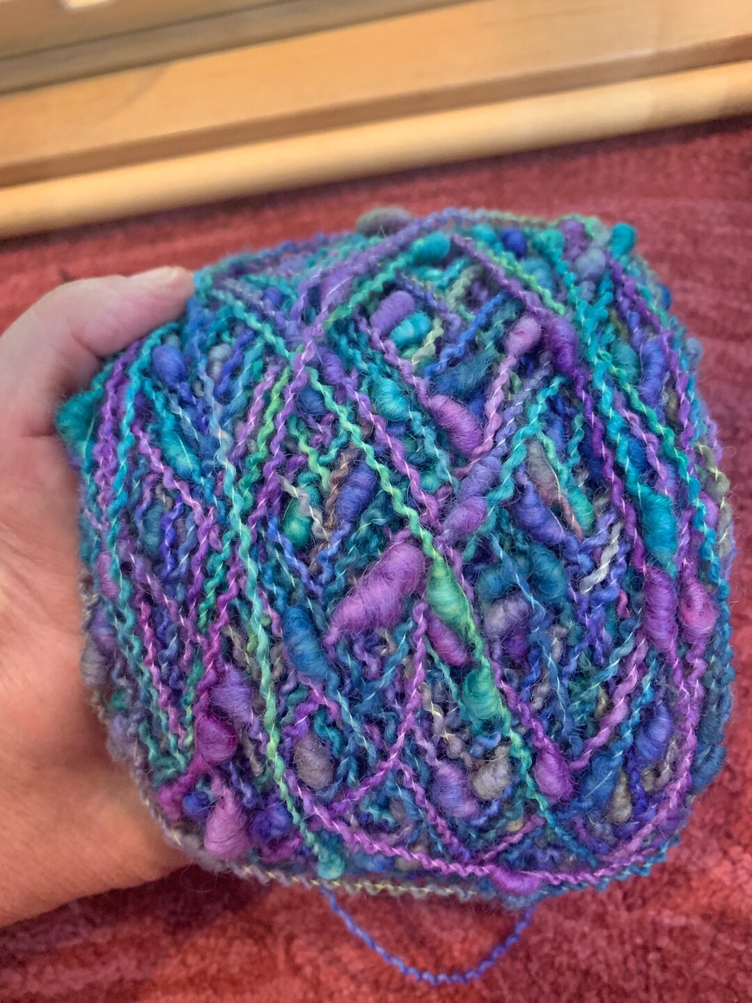 Blue Heron Yarn GORGEOUS WOOL SEED Yarn Cake Yarn Hand Dyed - Etsy