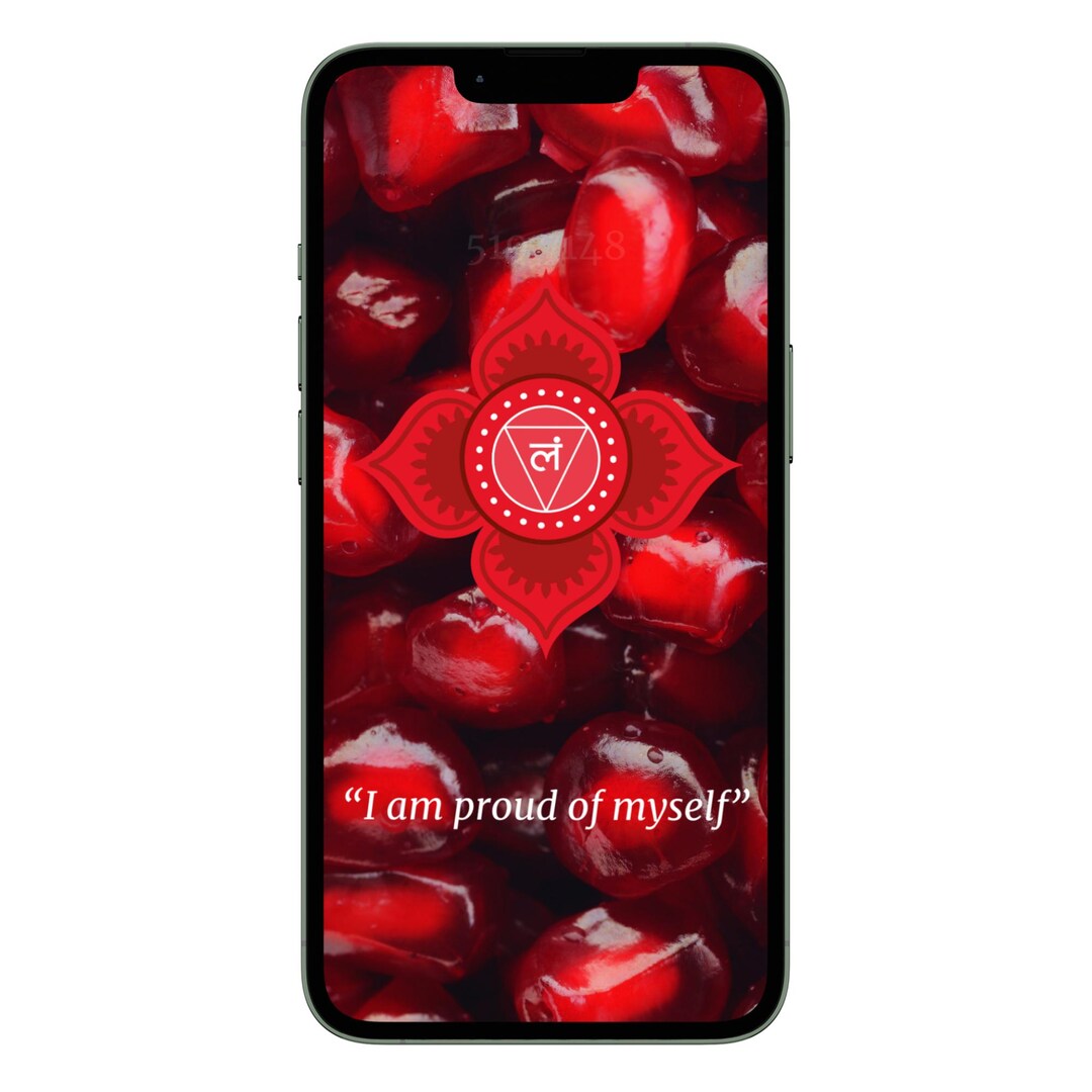 Root Chakra Affirmation Wallpaper Pomegranate Wealth Affirmation ...