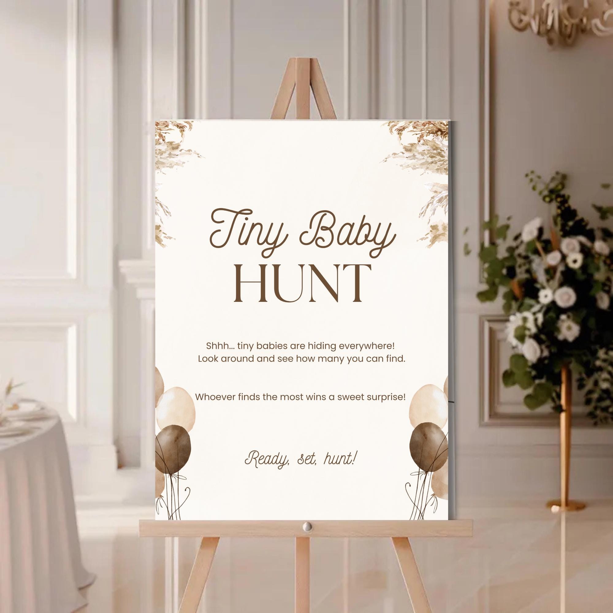 Find the Baby Game - Baby Shower Scavenger Hunt - Fun Printable Party ...