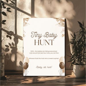 Find the Baby Game - Baby Shower Scavenger Hunt - Fun Printable Party ...