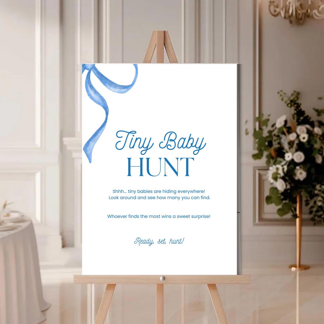 Find the Baby Hunt - Fun Baby Shower Game - Hide & Seek Party Game ...