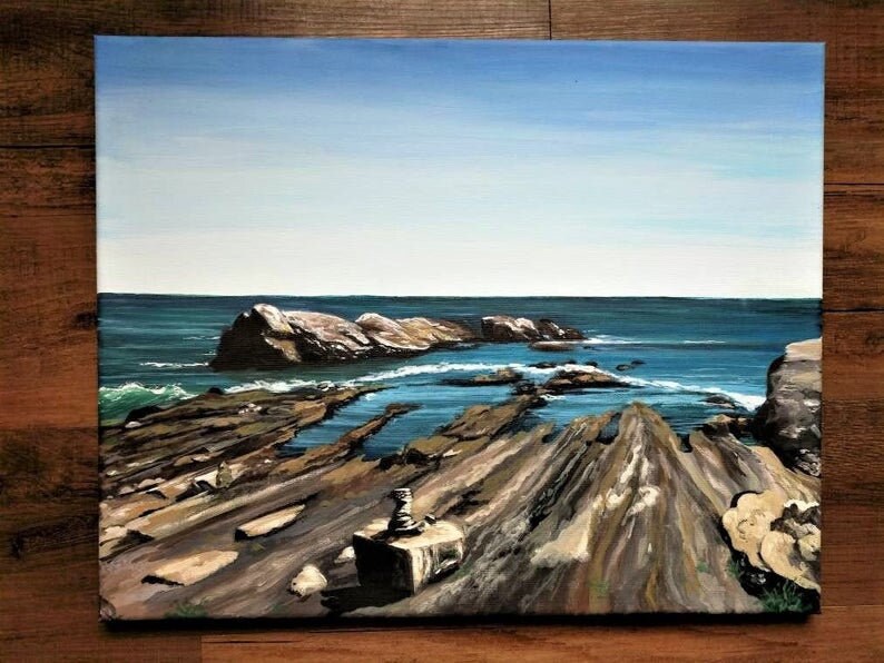 Original Custom Acrylic Painting Unique Birthday Gift Gifts | Etsy