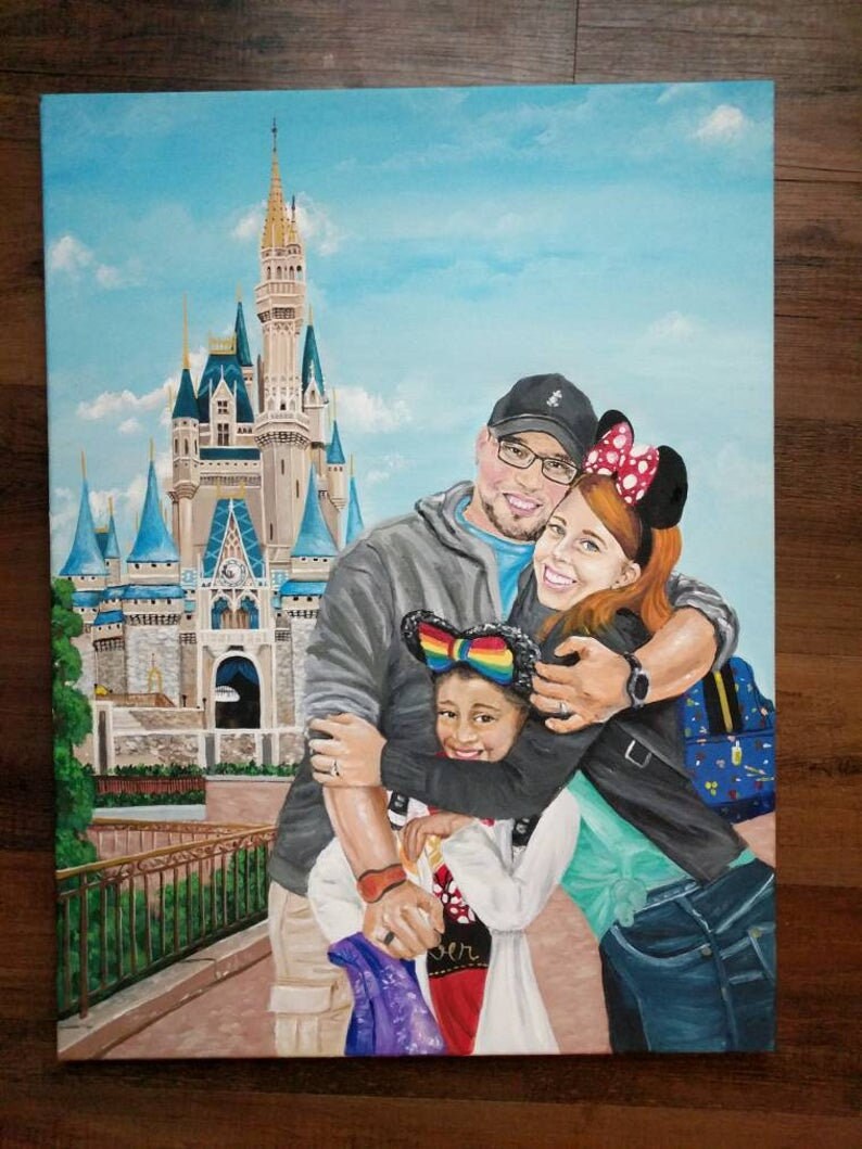 Original Custom Acrylic Painting Unique Birthday Gift Gifts - Etsy