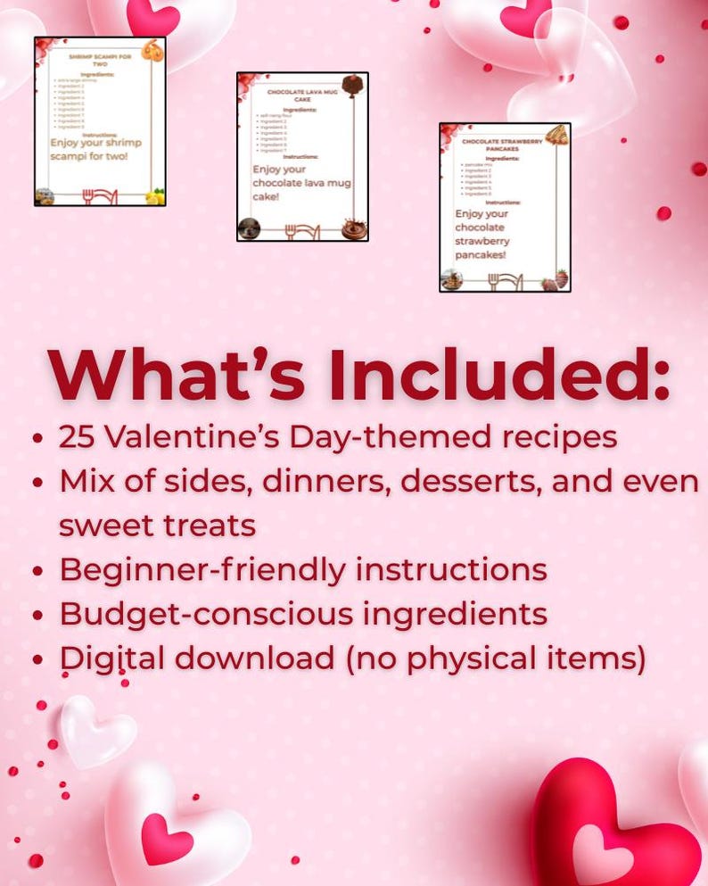 25 Valentine's Day Recipes | Romantic Dinner, Desserts & Easy Date ...