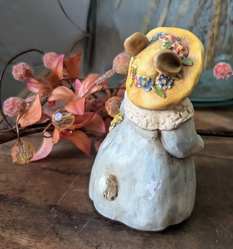 Vintage Doreen Coley Rabbit Figurine: "hazel" Signed Woodland Critter ...