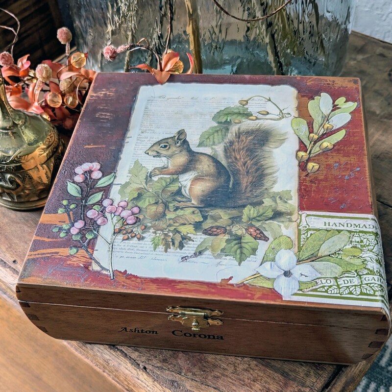 Painted Cigar Box - Etsy